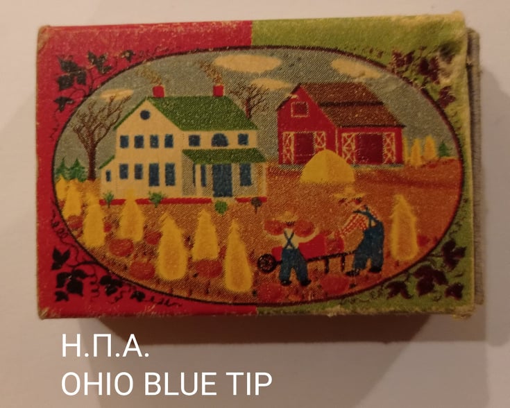 THE HISTORIC OHIO BLUE TIP MATCHES - Matches Museum