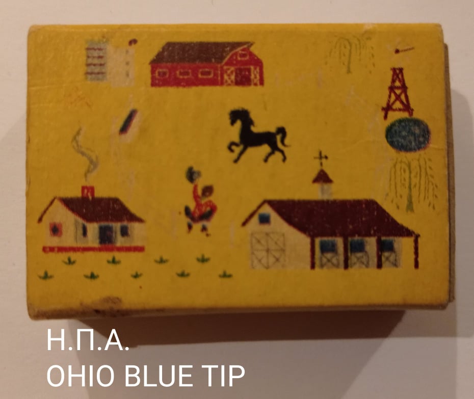 THE HISTORIC OHIO BLUE TIP MATCHES - Matches Museum