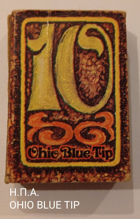 THE HISTORIC OHIO BLUE TIP MATCHES - Matches Museum