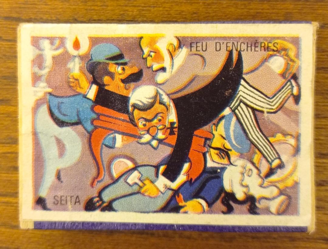 Humorous fire themed matchboxes - Matches Museum